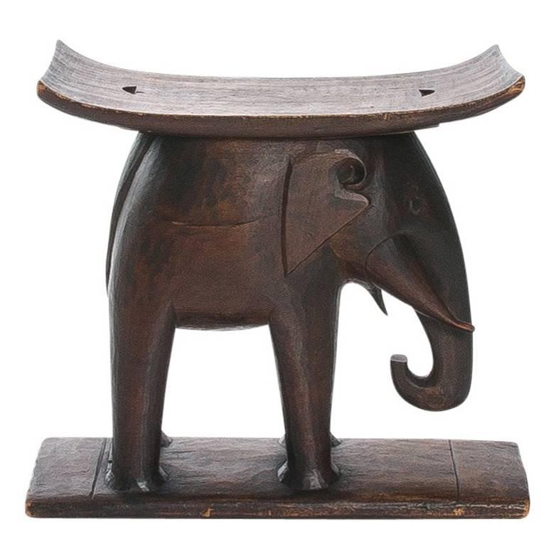 Indian Elephant Stool at 1stDibs