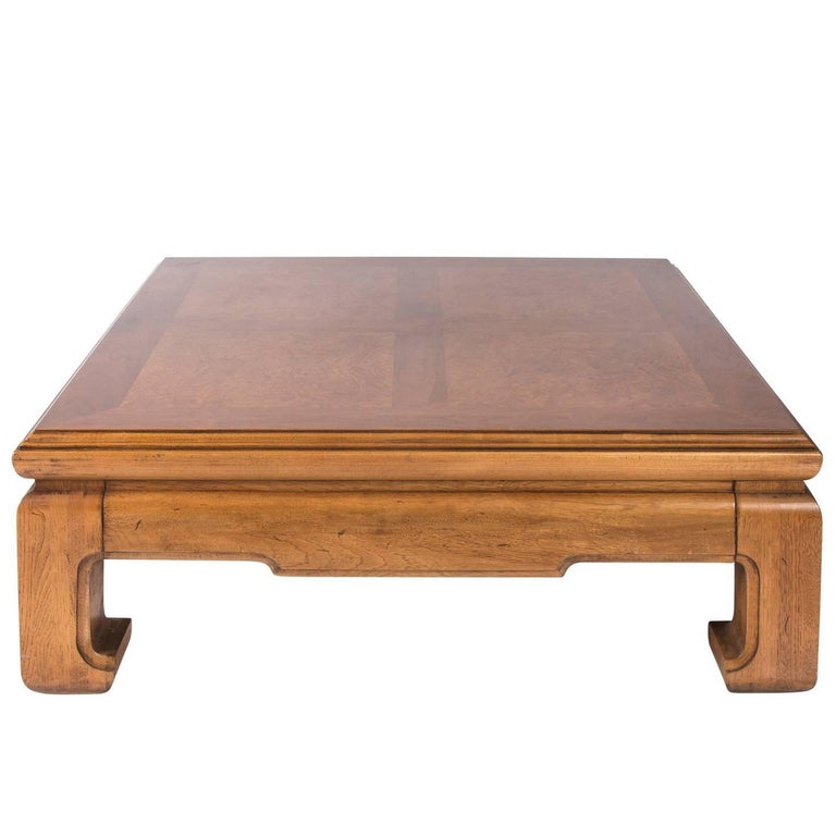 Large Square Chinese Coffee Table at 1stDibs