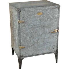Rare Antique Metal Ice Box at 1stdibs