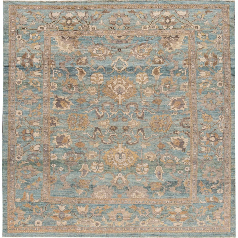 Modern Sultanabad Rug, 9'9" x 10' For Sale at 1stDibs