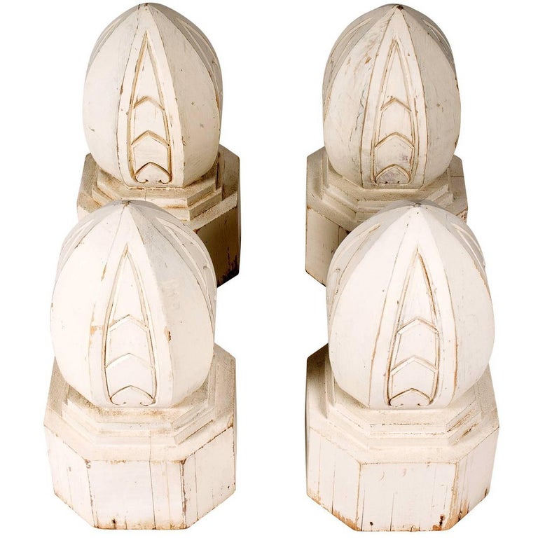 Four 1920s Art Deco Finials For Sale at 1stDibs