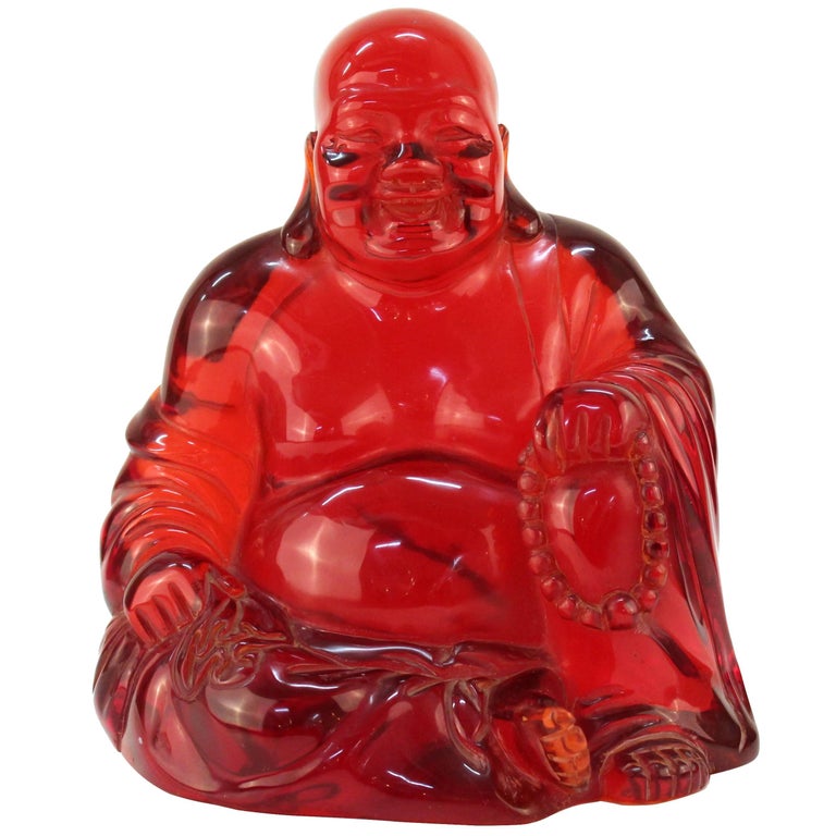Mid-Century Modern Resin Buddha at 1stDibs