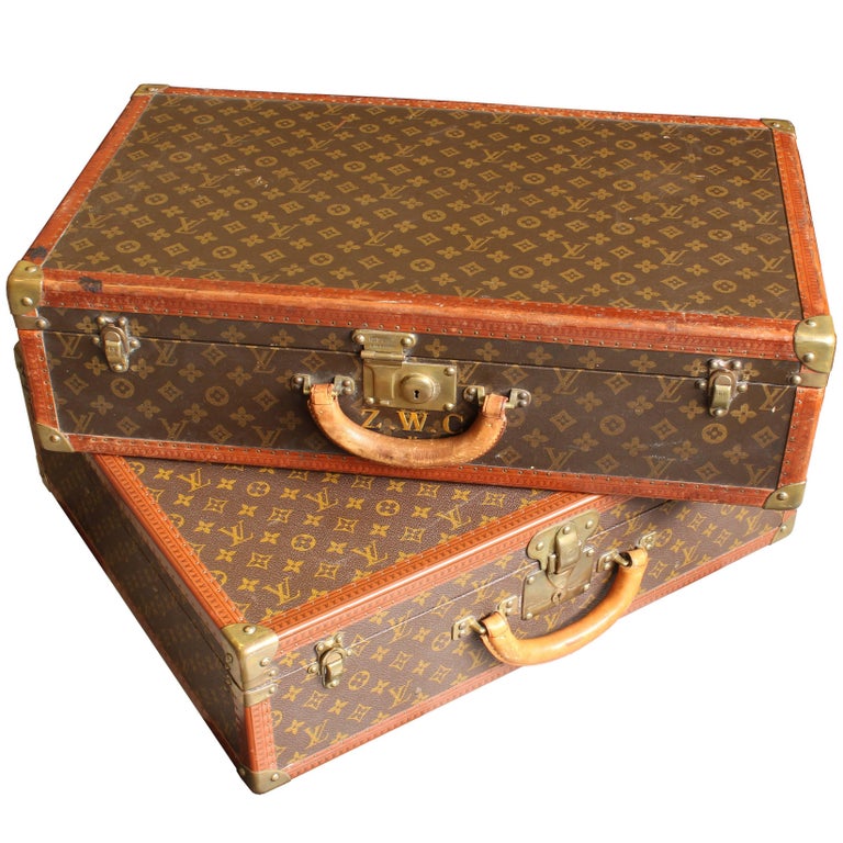 Old Vintage Lv Trunk Suitcase | semashow.com