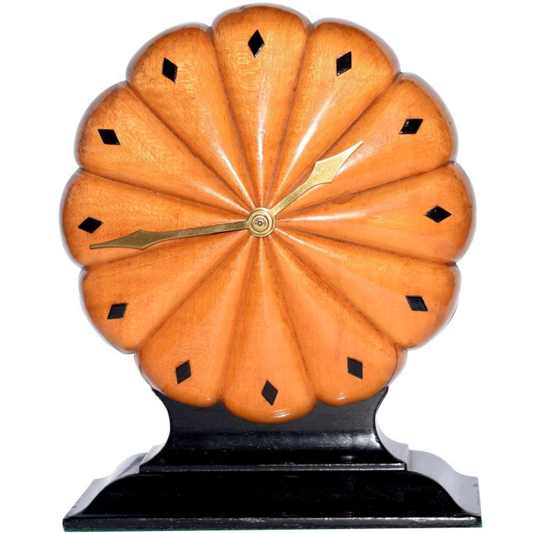 English 1930s Art Deco Clock by Neltic at 1stDibs