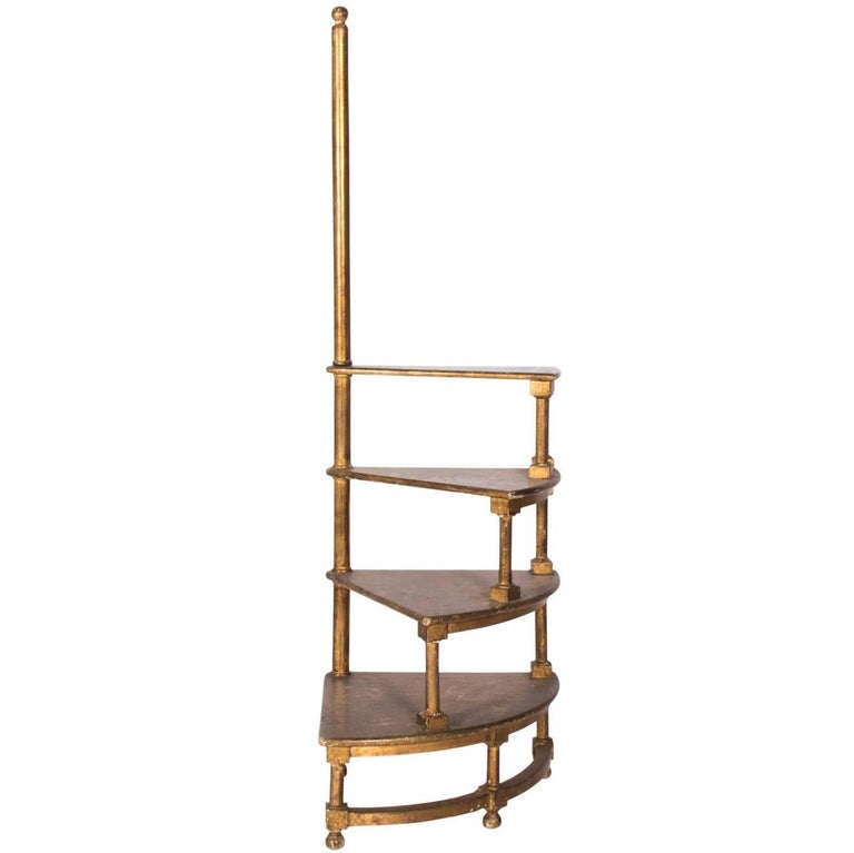 Curved Library Staircase at 1stDibs