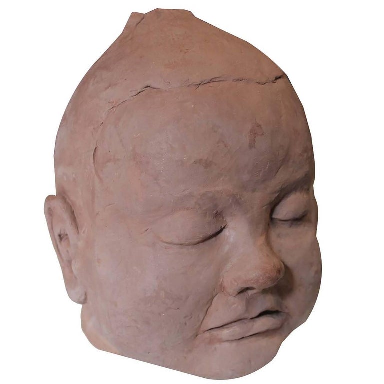 Ceramic Baby Sculpture Maquette For Sale at 1stDibs