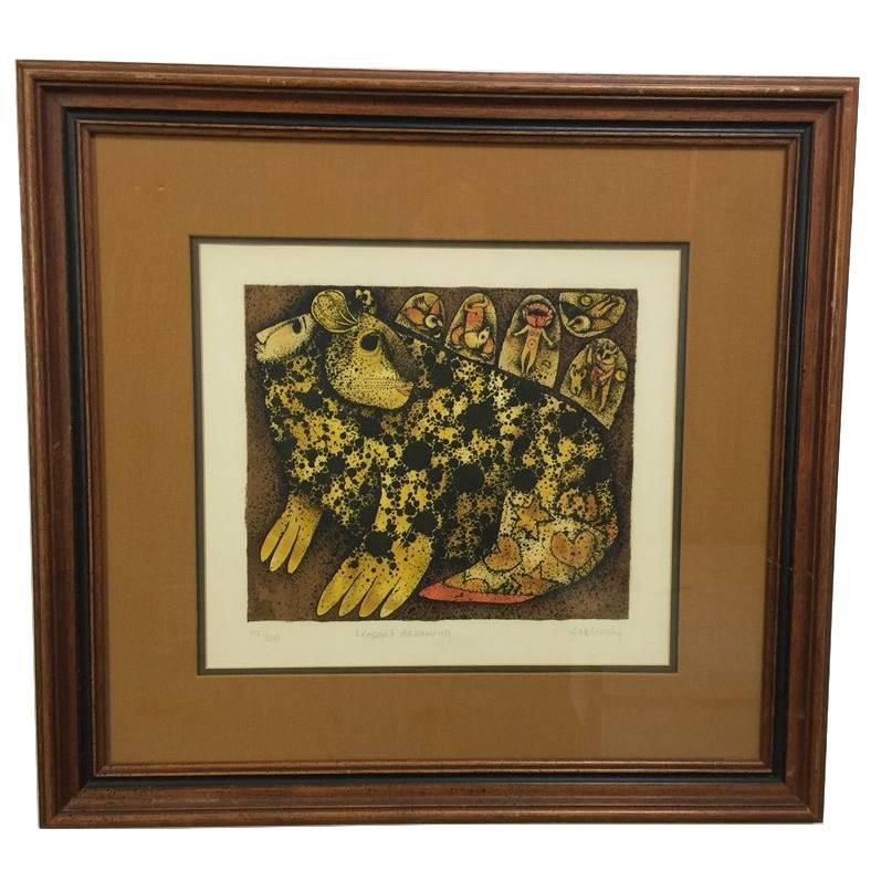 Judy Chicago 'Red Flag' Photo Lithograph, 1971 For Sale at 1stdibs