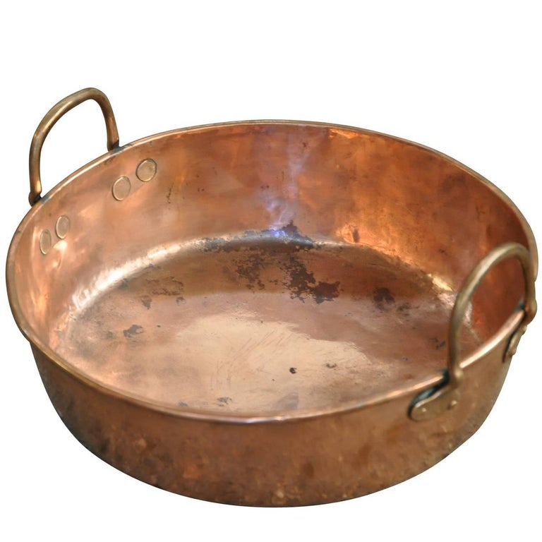 French 18th Century Copper Pan at 1stdibs