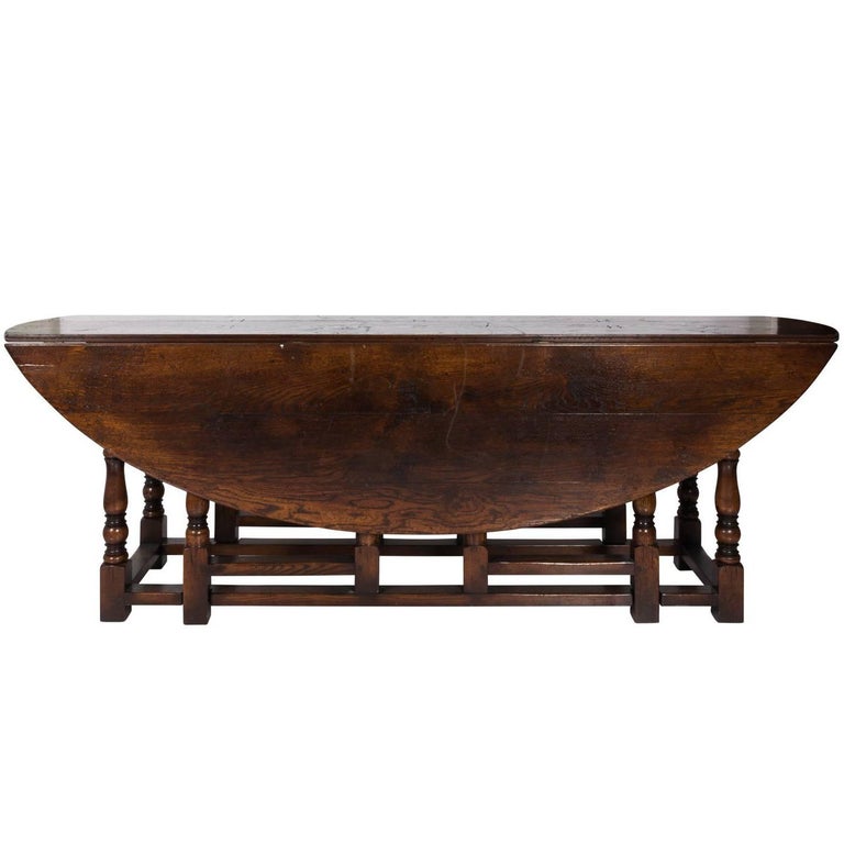 Jacobean Gate Leg Table at 1stDibs
