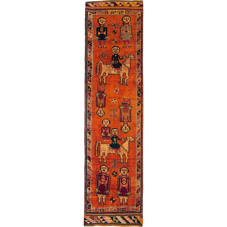 Vintage Turkish Anatolian Rug For Sale at 1stDibs