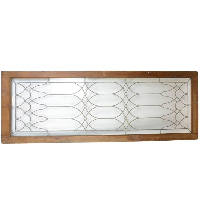 Victorian Leaded Glass Transom Window at 1stDibs