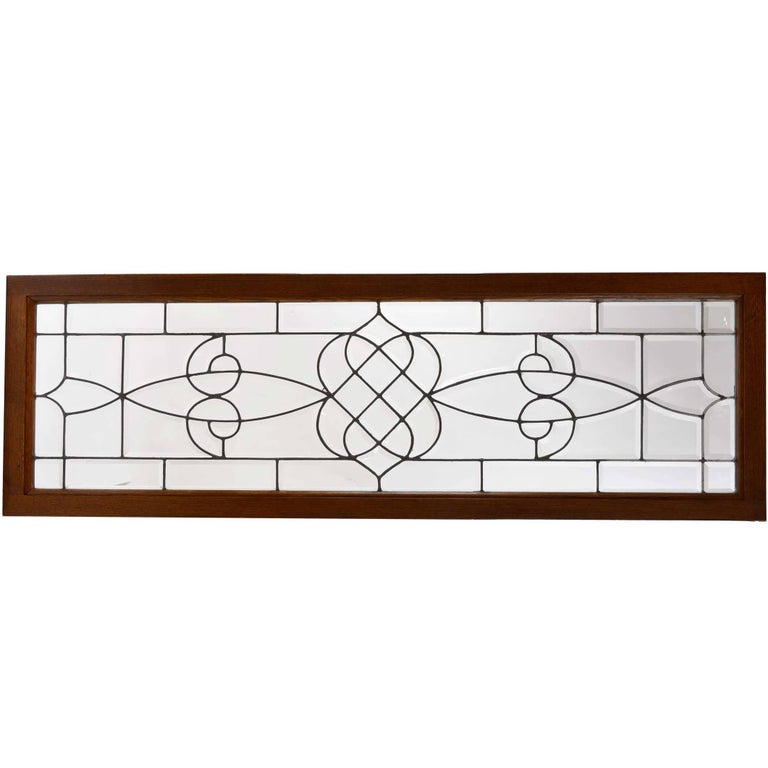 Victorian Transom Window with Beveled Glass at 1stDibs