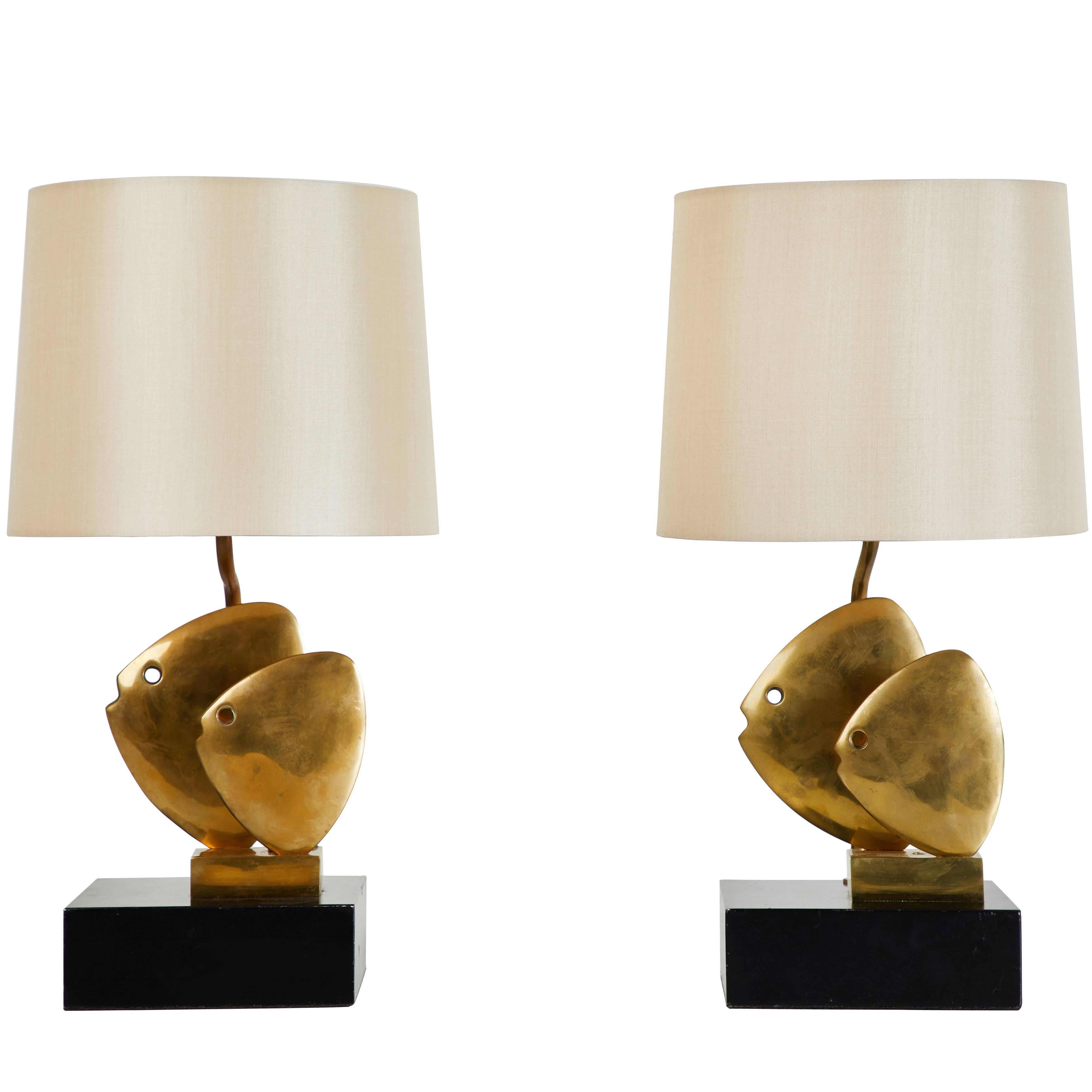 Pair of French Table Lamps at 1stDibs