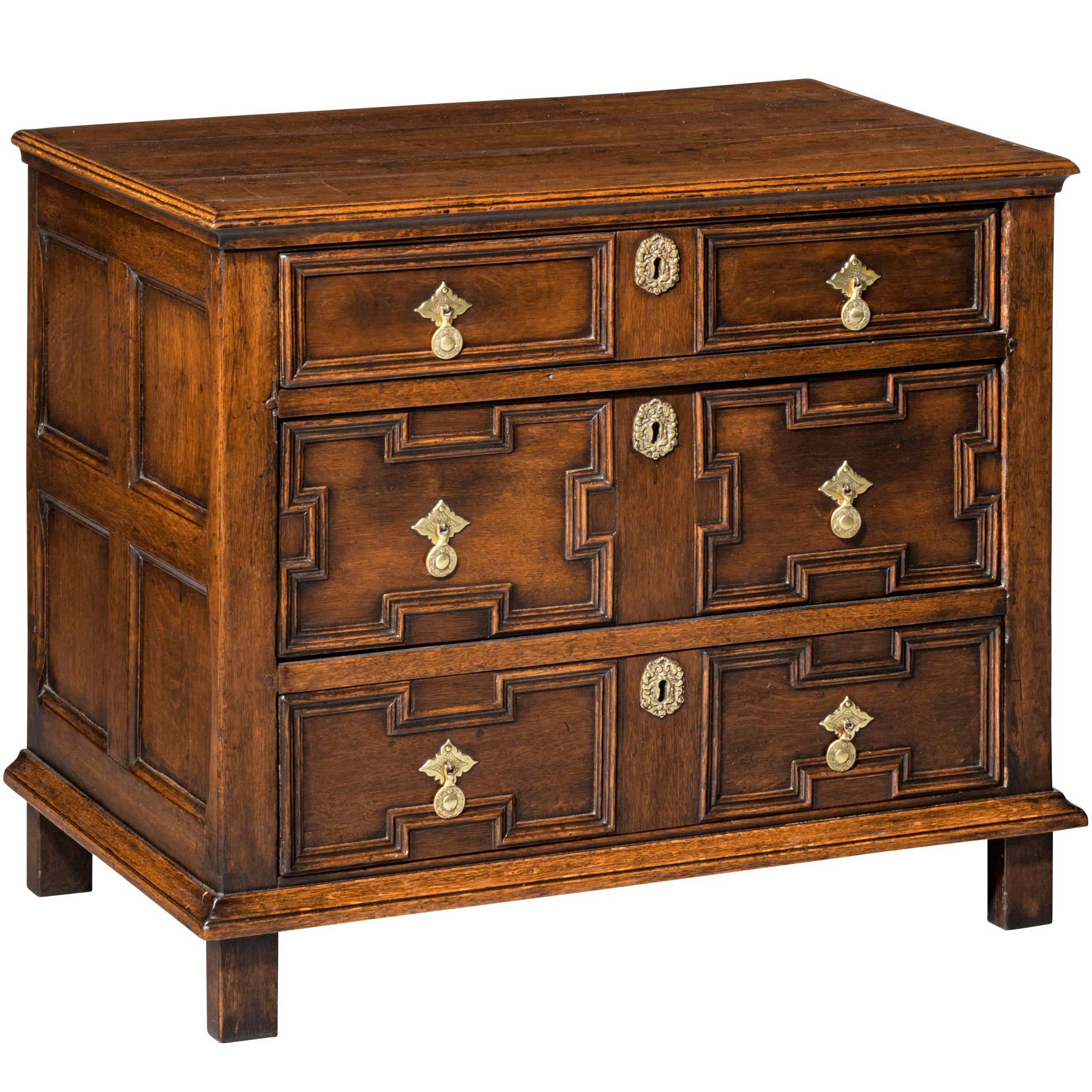 17th Century Geometric Chest of Drawers For Sale at 1stDibs