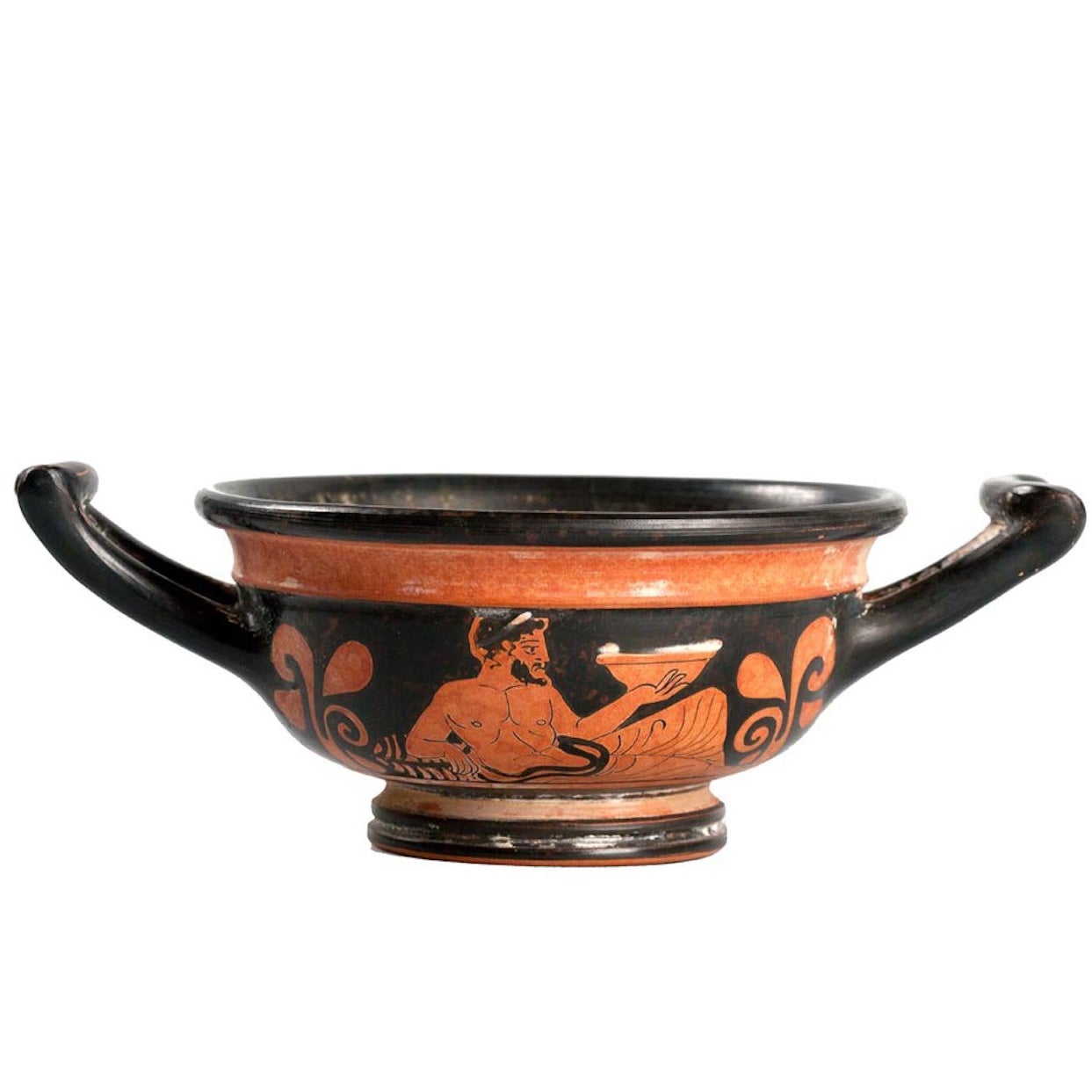 Silver Plate Greek Kylix Bowl For Sale at 1stDibs
