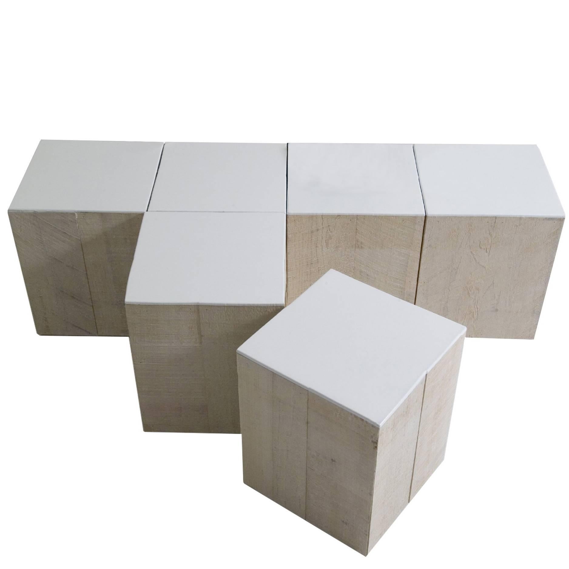 Crossword Coffee Table Cubes For Sale at 1stDibs