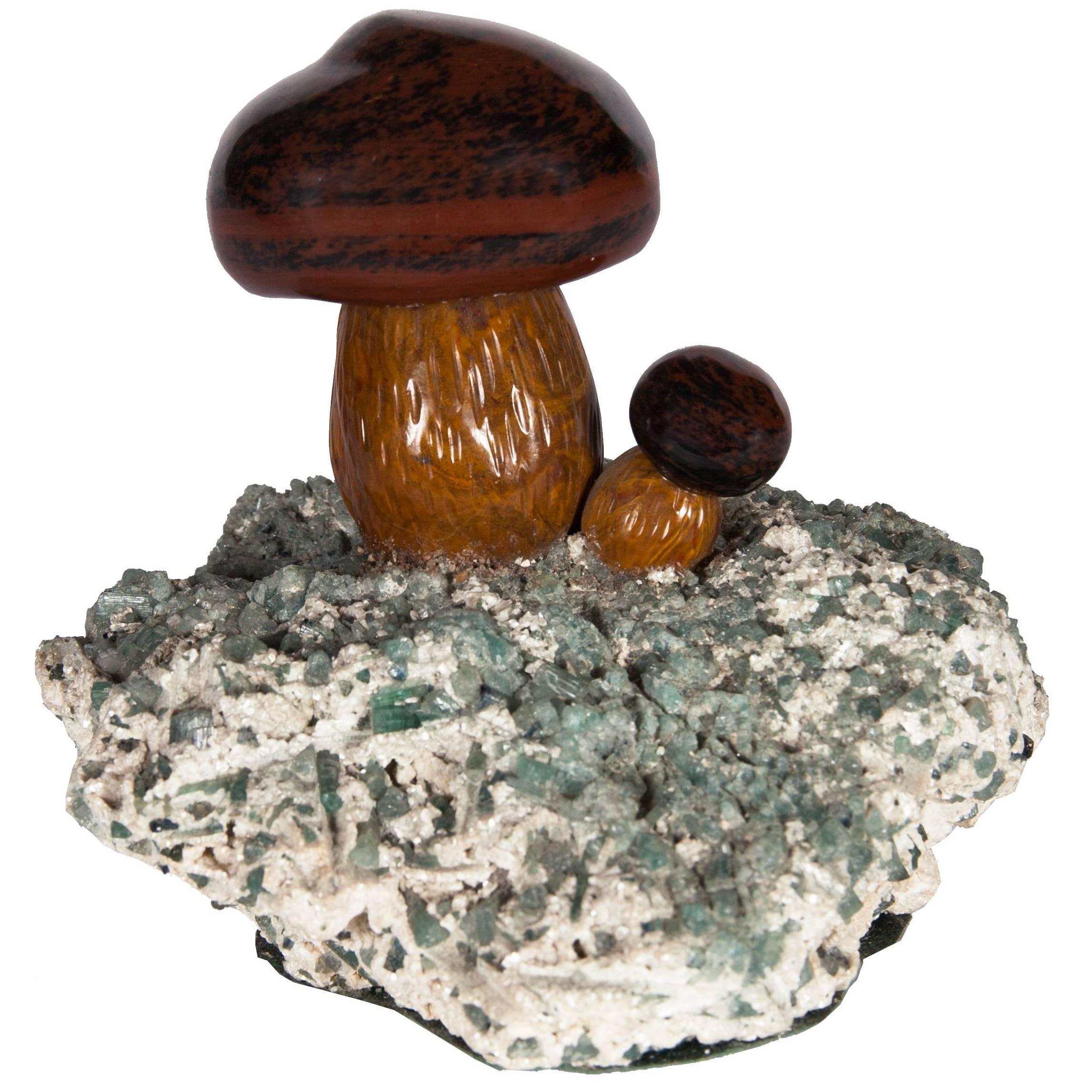 A Rare Group Of Continental Scientific Models Of Mushrooms. at 1stDibs