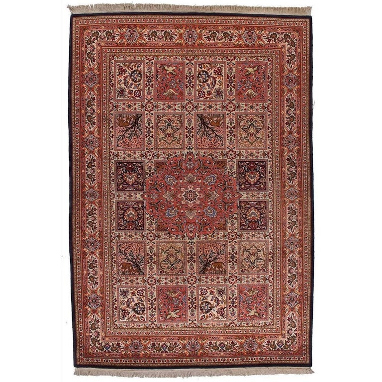 Early 20th Century Saruk Mahajan Carpet For Sale at 1stdibs