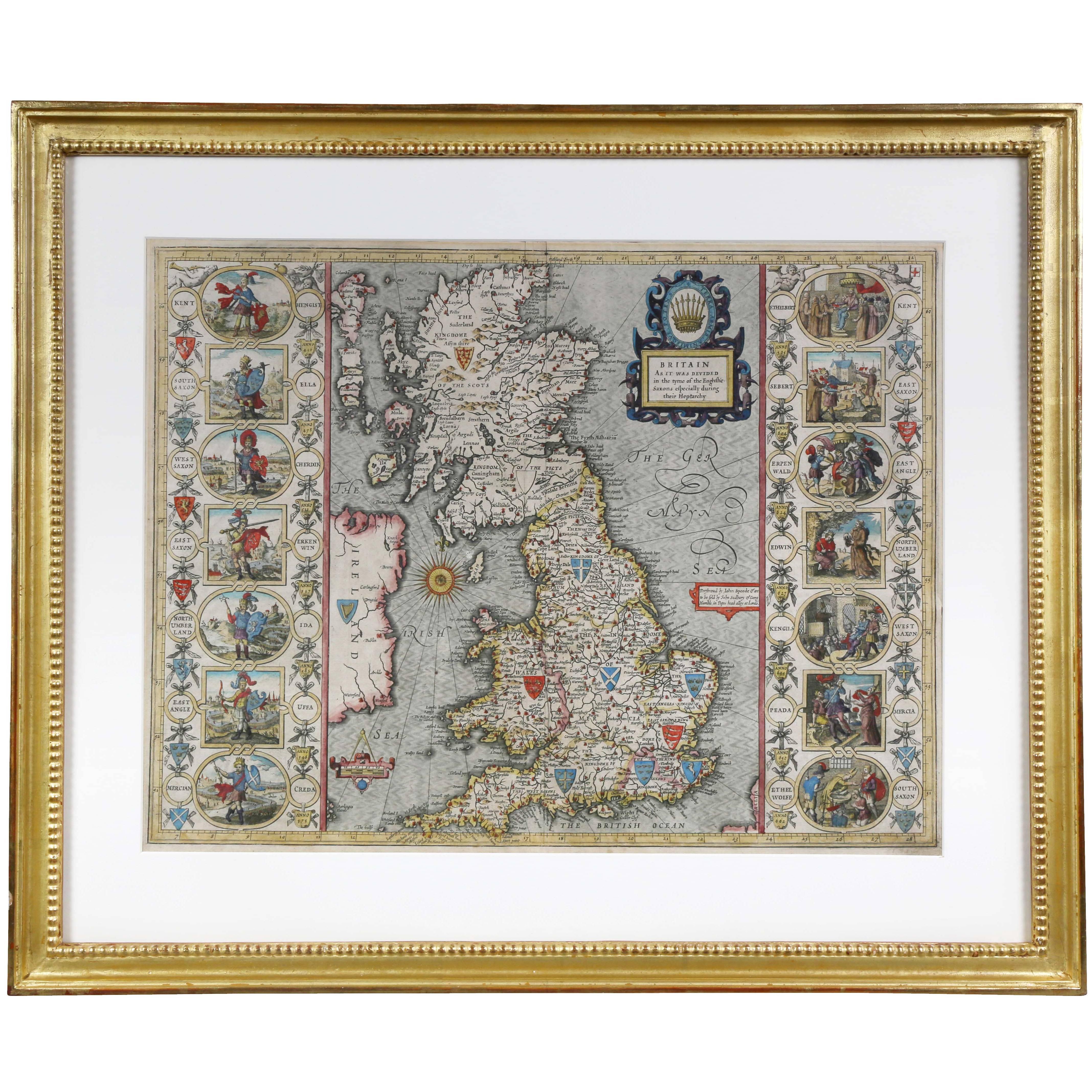 John Speed Maps - 7 For Sale on 1stDibs