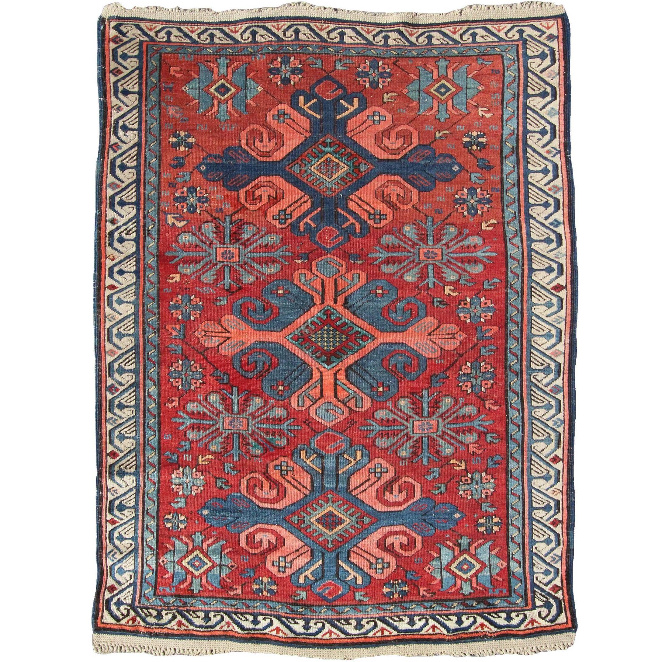 Antique Seychour Rug, Caucasian For Sale at 1stDibs