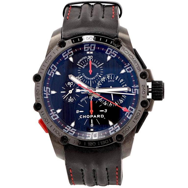 Chopard Stainless Steel Superfast Chrono Split Second Ltd Ed Wristwatch ...