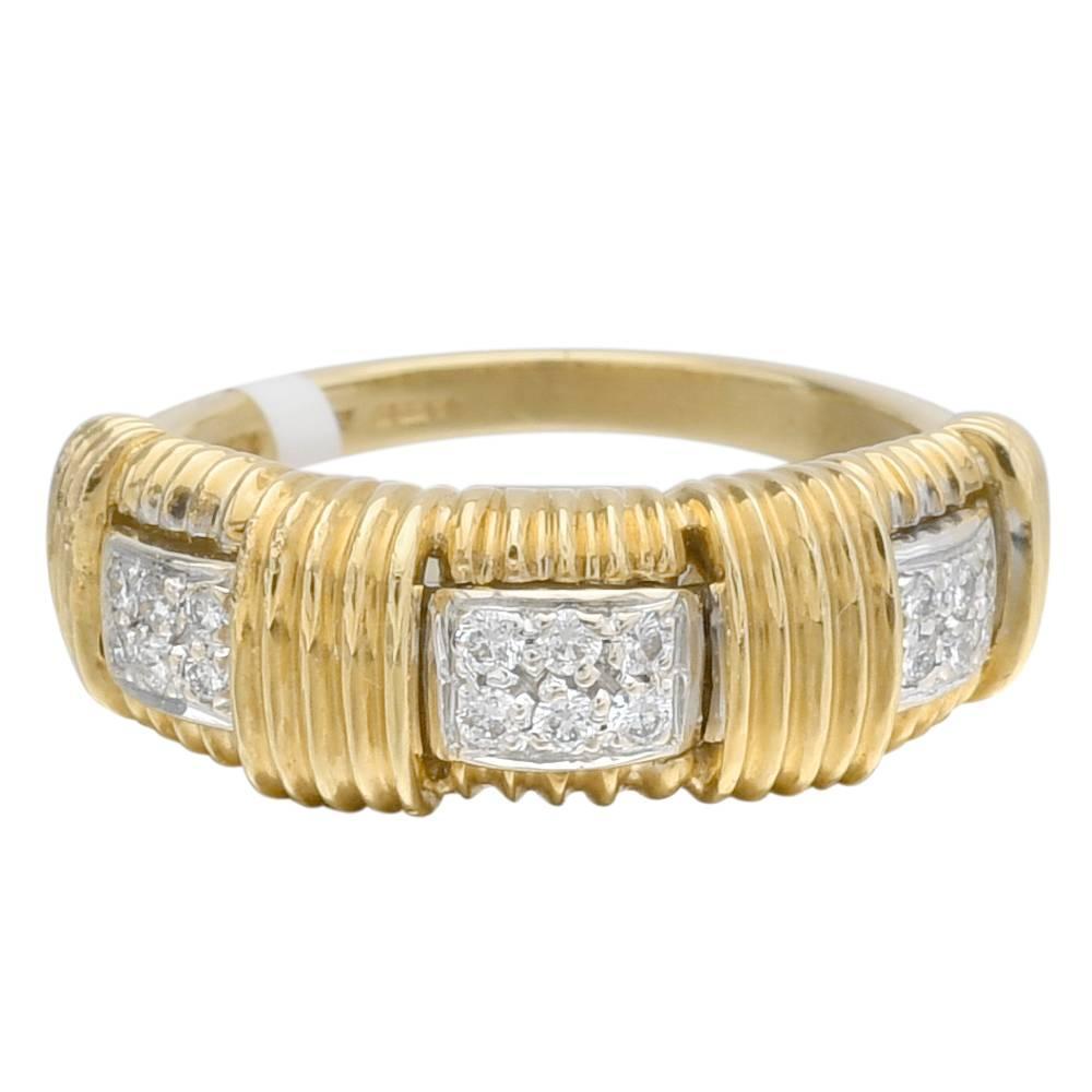 Roberto Coin Appassionata Diamond Gold Ring at 1stdibs