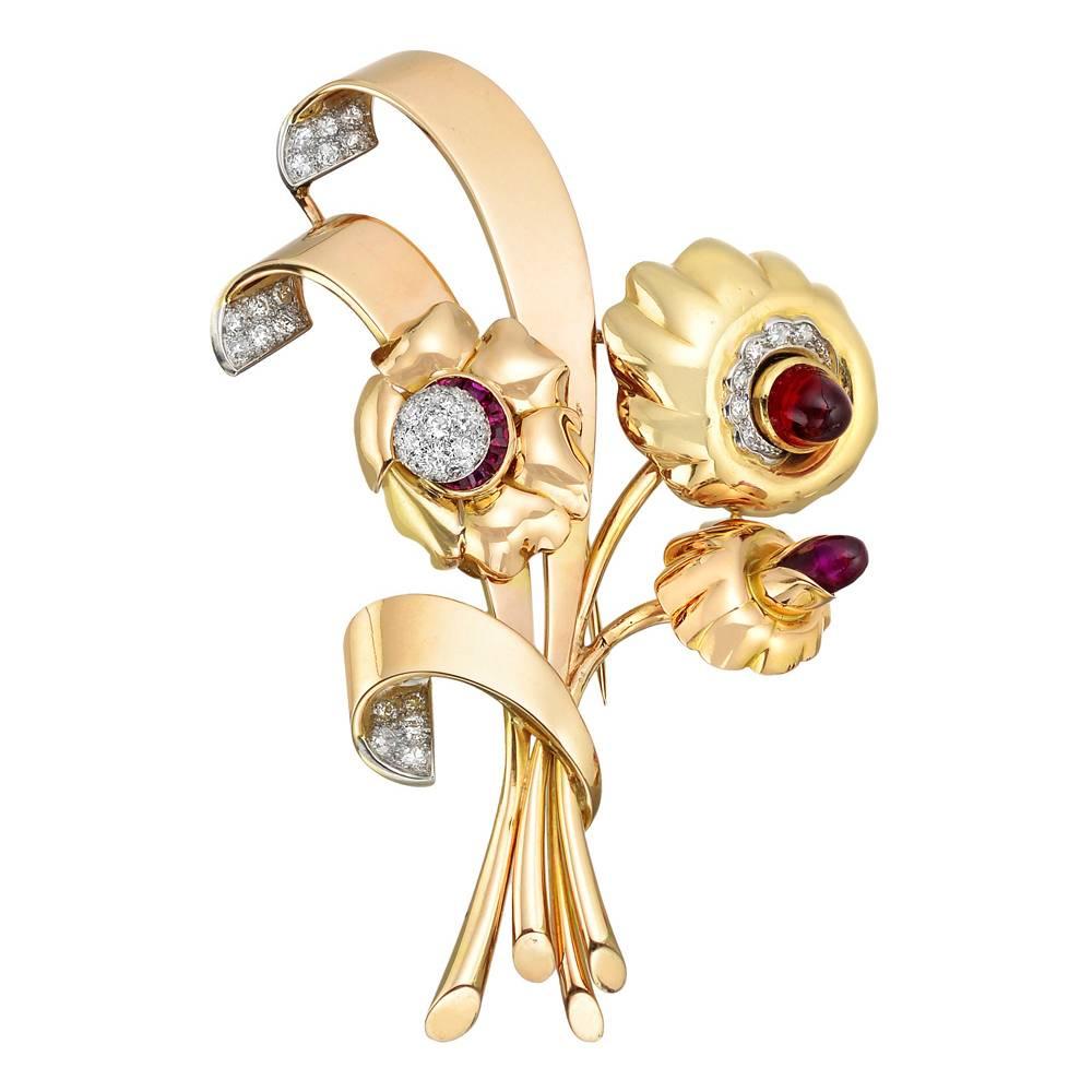 Antique Diamond Starburst Pin Pendant at 1stDibs