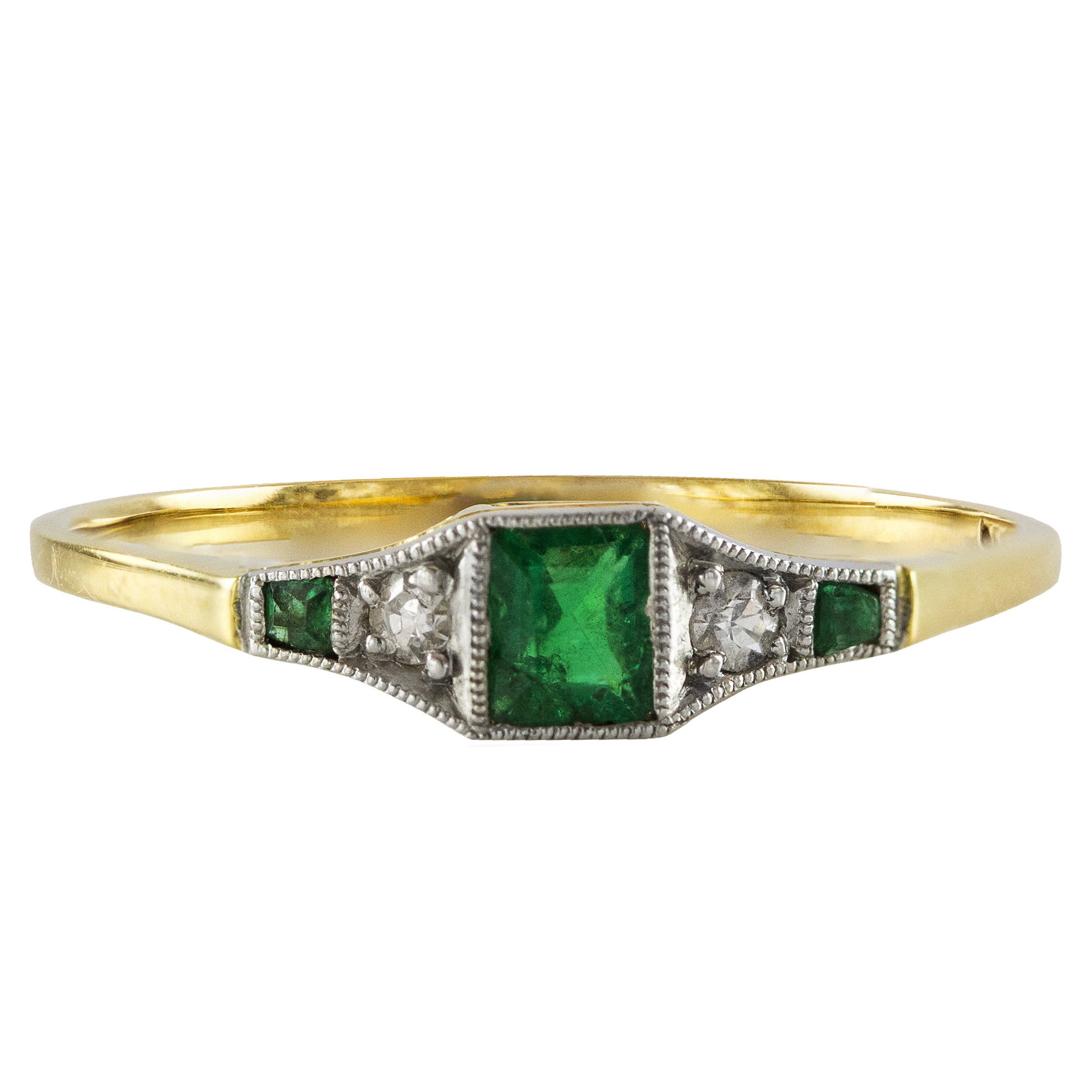 Ancient Medieval Gold Emerald Ring at 1stDibs