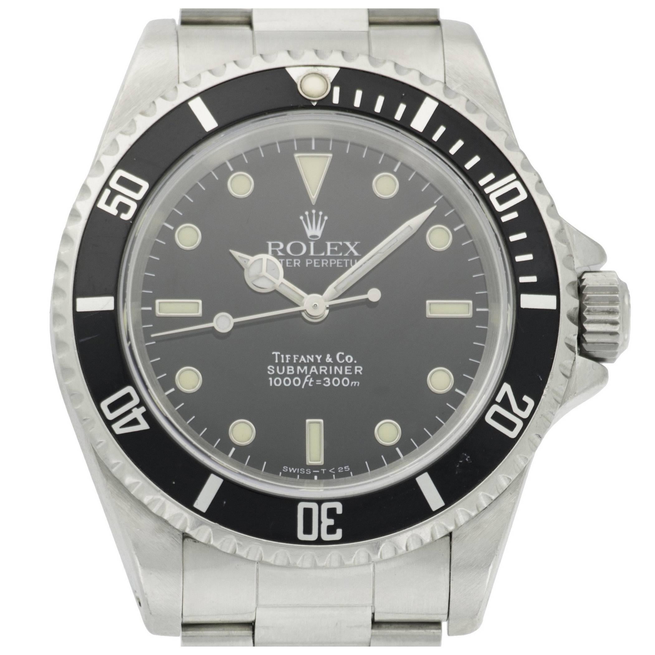 Rolex Submariner Tiffany Dial - For Sale on 1stDibs
