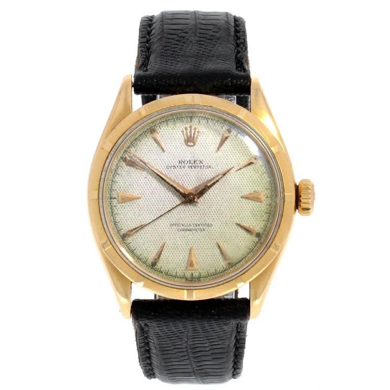 Rolex Bubble Back Automatic Wristwatch Ref 6285 at 1stDibs