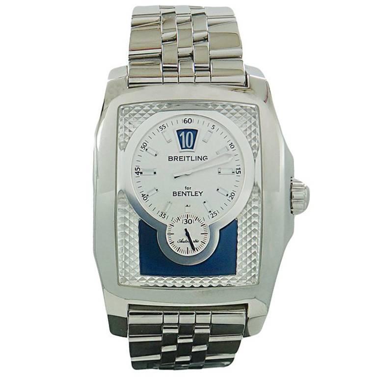 Breitling for Bentley Stainless Steel Flying B Automatic Wristwatch ...