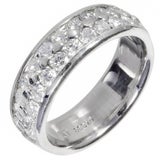 Cartier Platinum Trinity Ruban Single Row Wedding Band $4,350 Retail at ...
