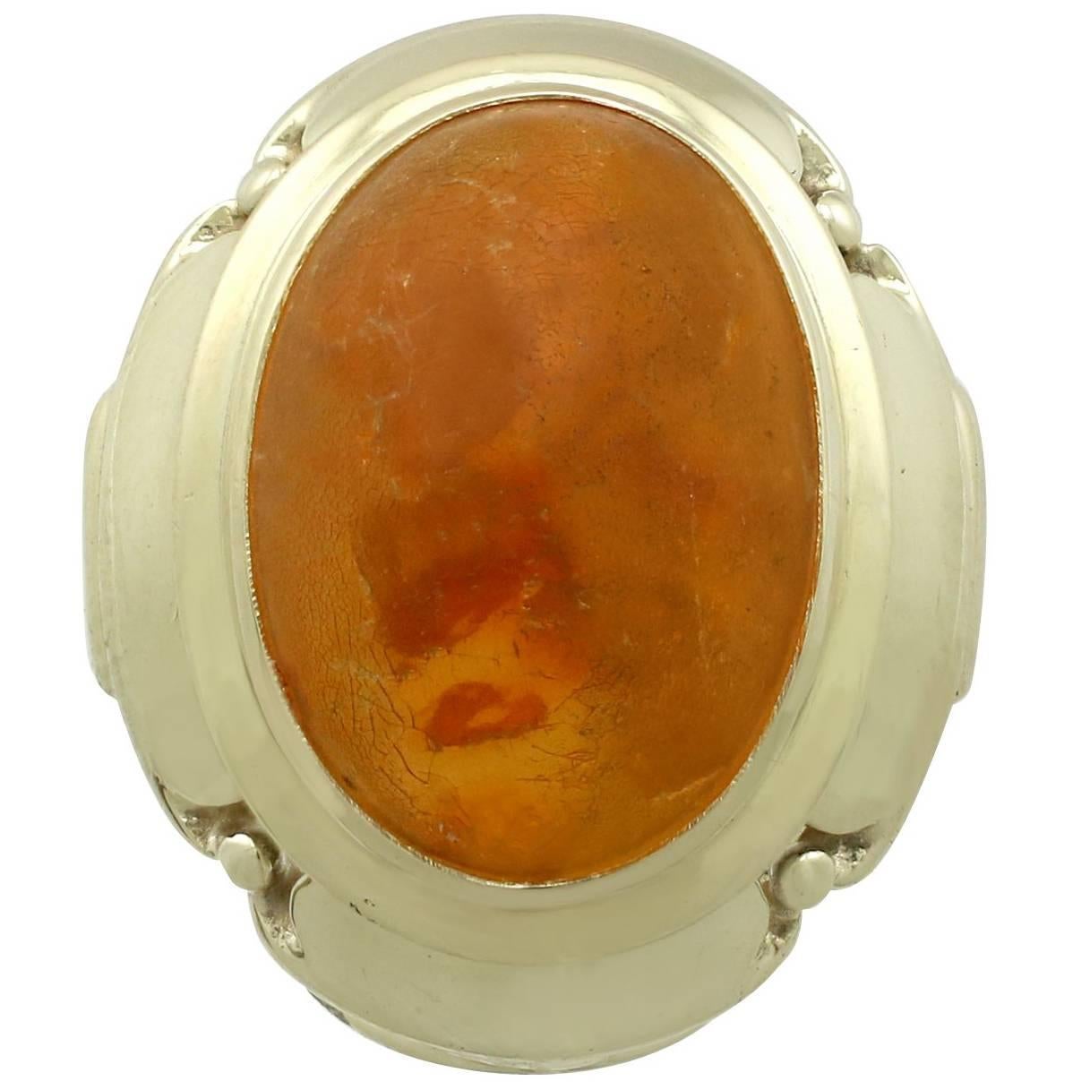 Antique Amber Rings - 30 For Sale at 1stdibs