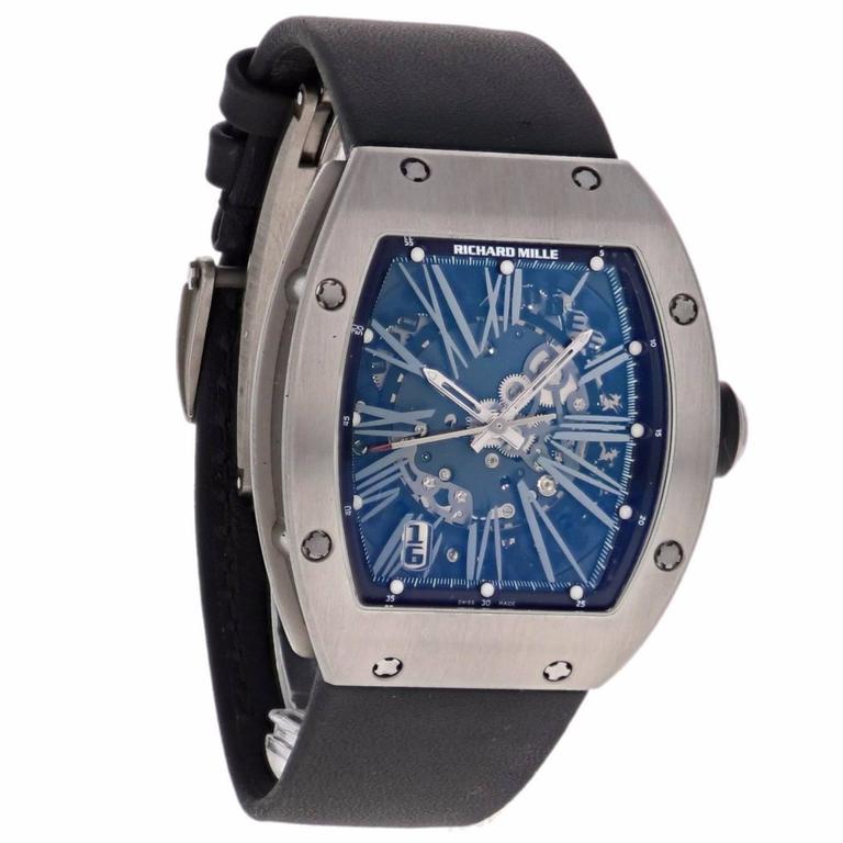 Richard Mille Titanium Date Automatic Wristwatch Ref RM023 AJ TI at ...