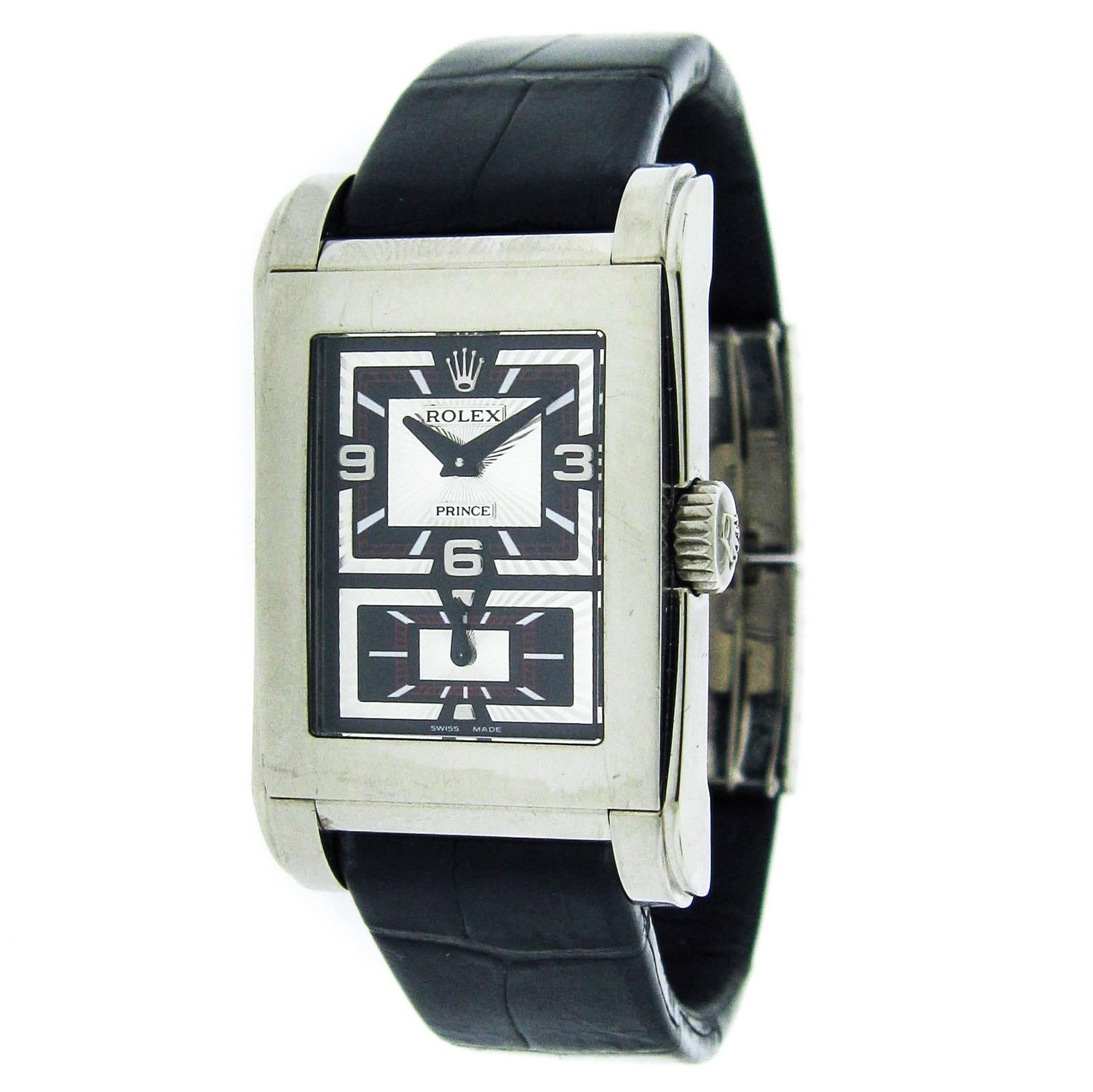 Rolex White Gold Cellini Prince Manual Wristwatch at 1stDibs