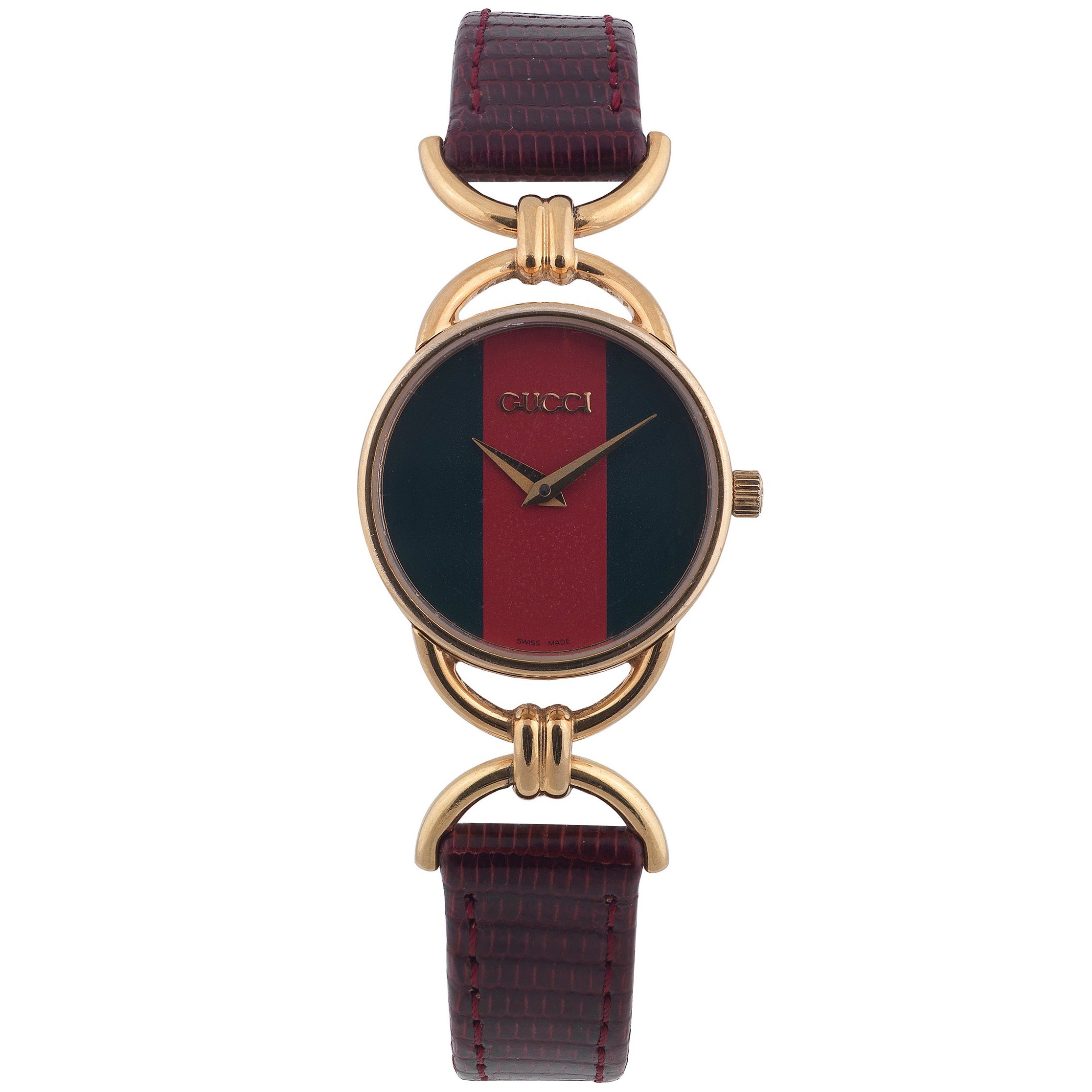 1980s Gucci Bangle Watch and Bezel Set at 1stDibs