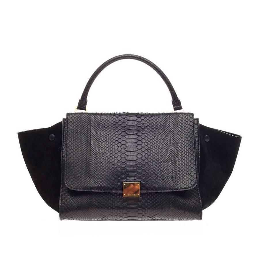 Celine Trapeze Python - For Sale on 1stDibs