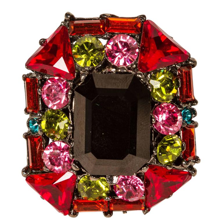 Sparkling Cocktail Ring by YSL at 1stDibs