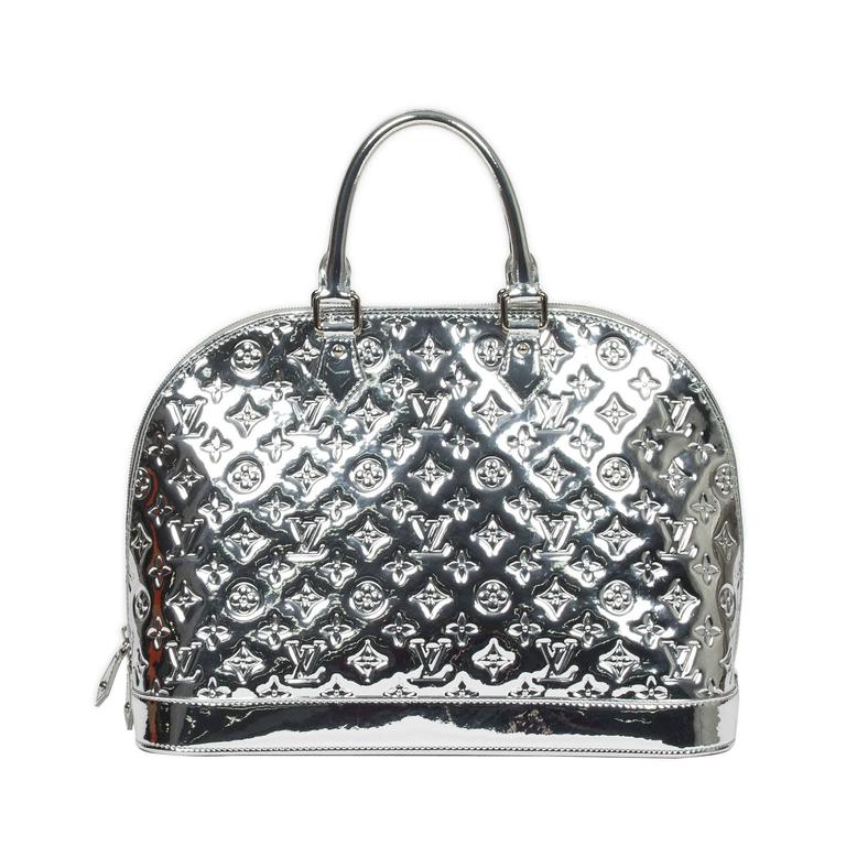 Alma GM Silver Monogram Mirror at 1stDibs