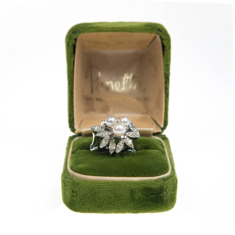 Vintage Panetta Cocktail Ring at 1stDibs | panetta jewelry rings