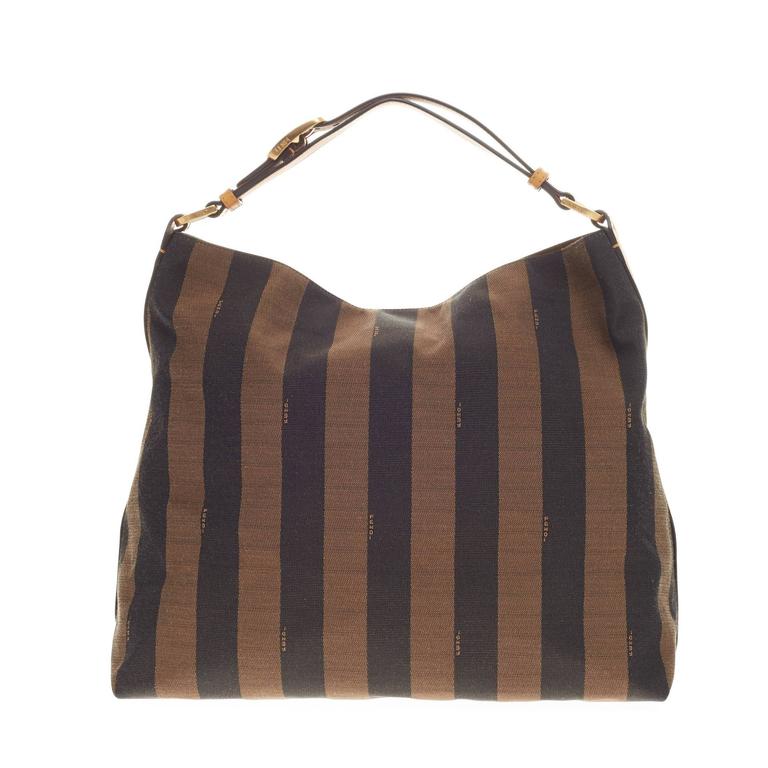 Fendi Pequin Hobo Canvas at 1stDibs | fendi pequin hobo bag
