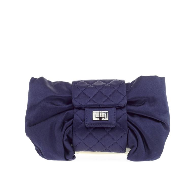 Chanel Bow Bag Satin Small at 1stDibs