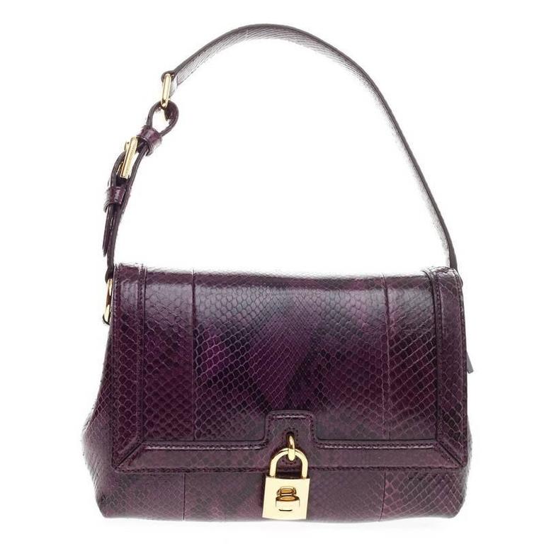 Dolce and Gabbana Miss Dolce Shoulder Bag Python Medium at 1stDibs