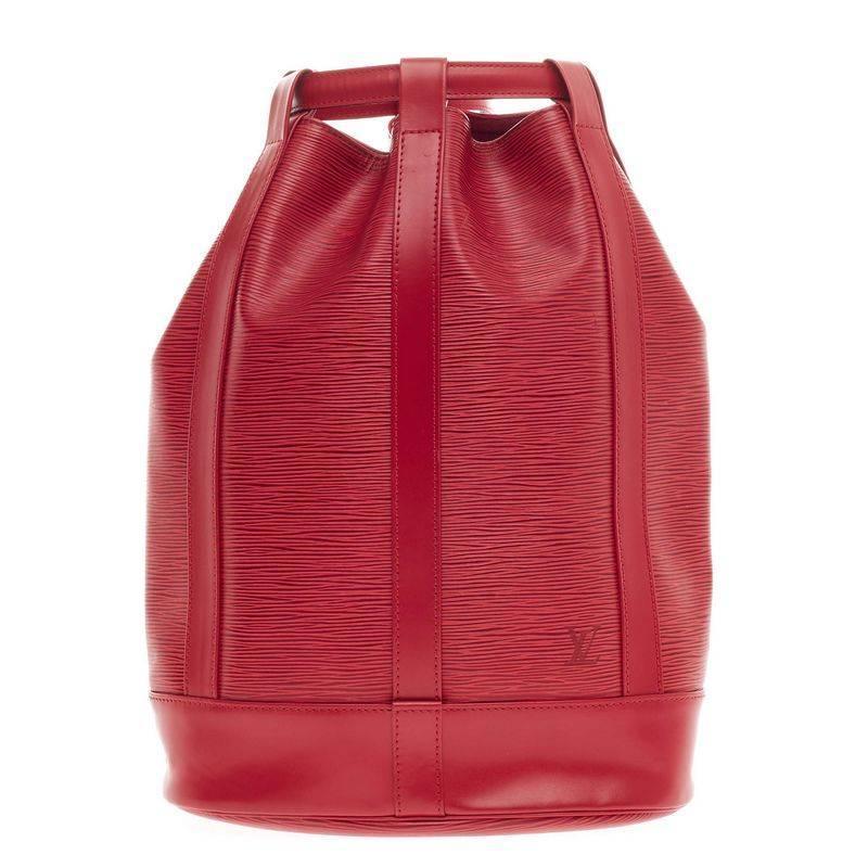 Louis Vuitton Randonnee Epi Leather PM at 1stdibs