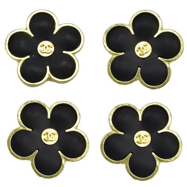 Chanel Flower Power Buttons at 1stDibs