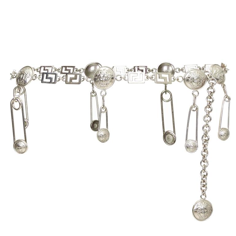 1994 Versace Safety Pin Belt at 1stDibs