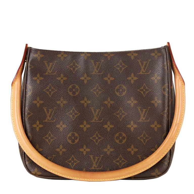2002 Louis Vuitton Brown Classic Monogram Looping Mm at 1stdibs