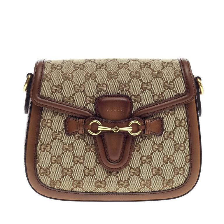 Gucci Lady Web Shoulder Bag GG Canvas Medium at 1stDibs