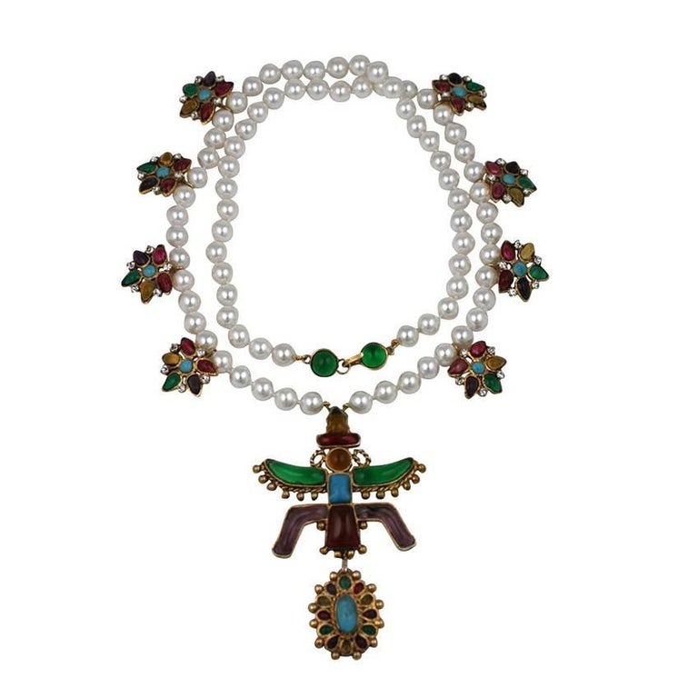 Chanel American Indian Lariat For Sale at 1stDibs | chanel lariat