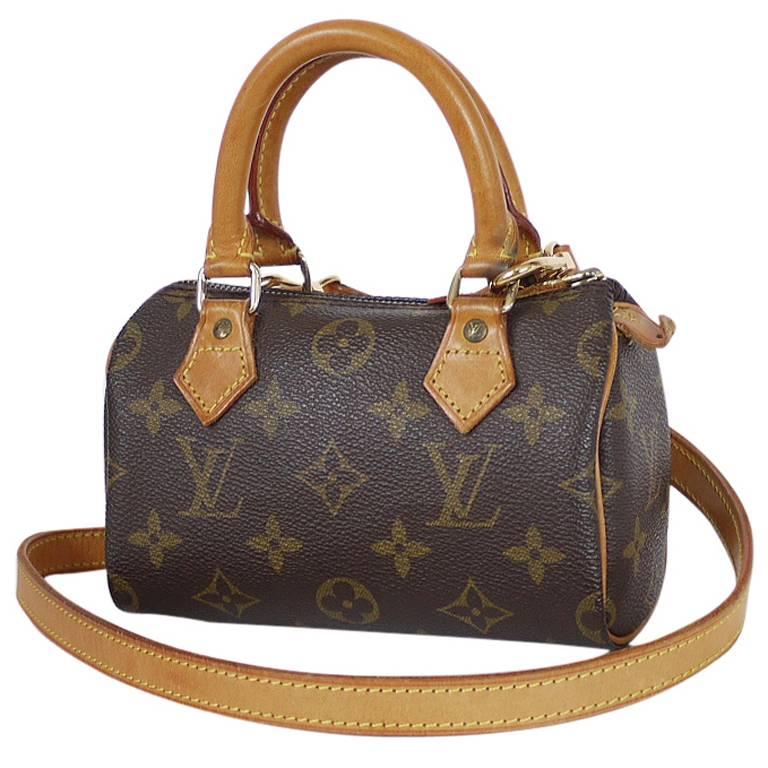 Vintage Louis Vuittion Monogram Mini Speedy Cross Body Bag at 1stDibs